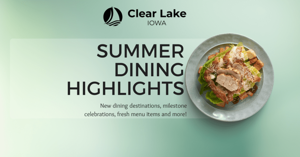 Clear Lake's Exciting Summer Dining Highlights | Clear Lake Iowa