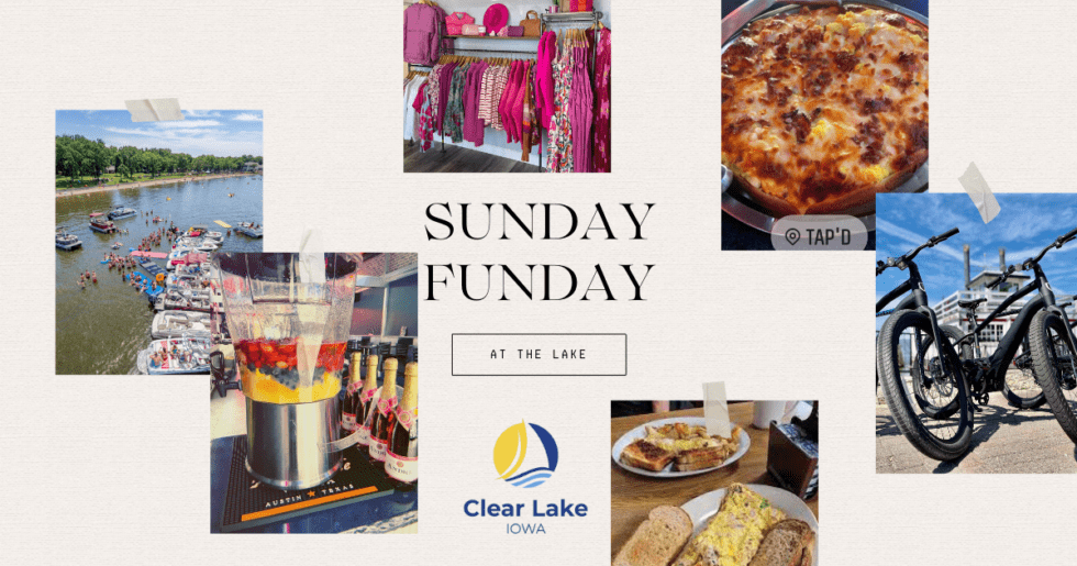 Sunday Funday at the Lake | Clear Lake Iowa